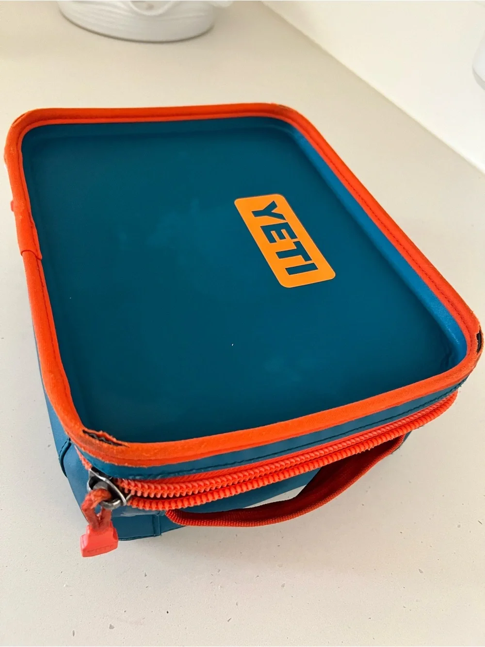 Yeti | Bags | Yeti Teal Blue With Contrasting Orange Daytrip Lunch Box ...